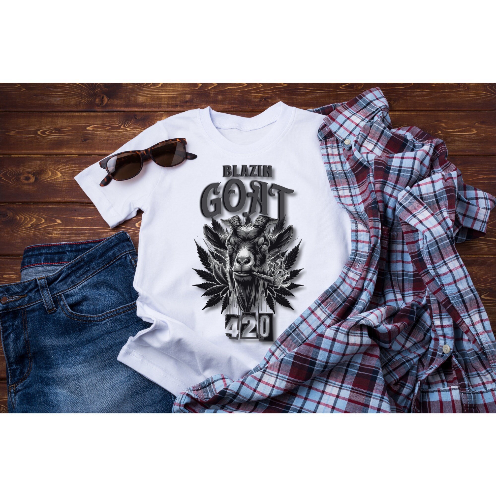 420 PNG, Clipart, Blazin Goat, T-shirt, Holiday, Dank, Digital Download ...