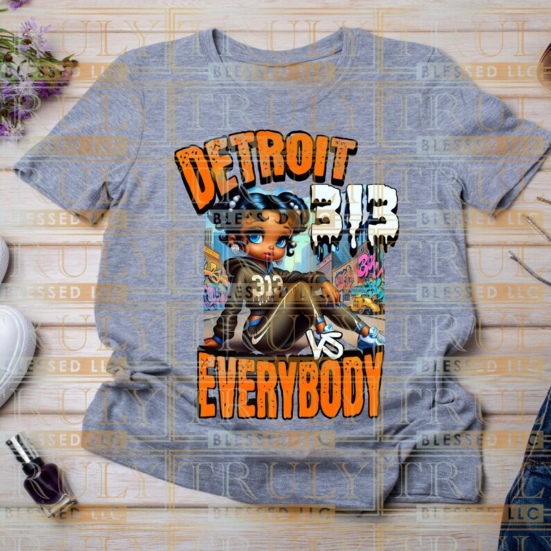 Detroit 313 Vs Everybody PNG: Urban Graffiti Art (digital Download) - Etsy