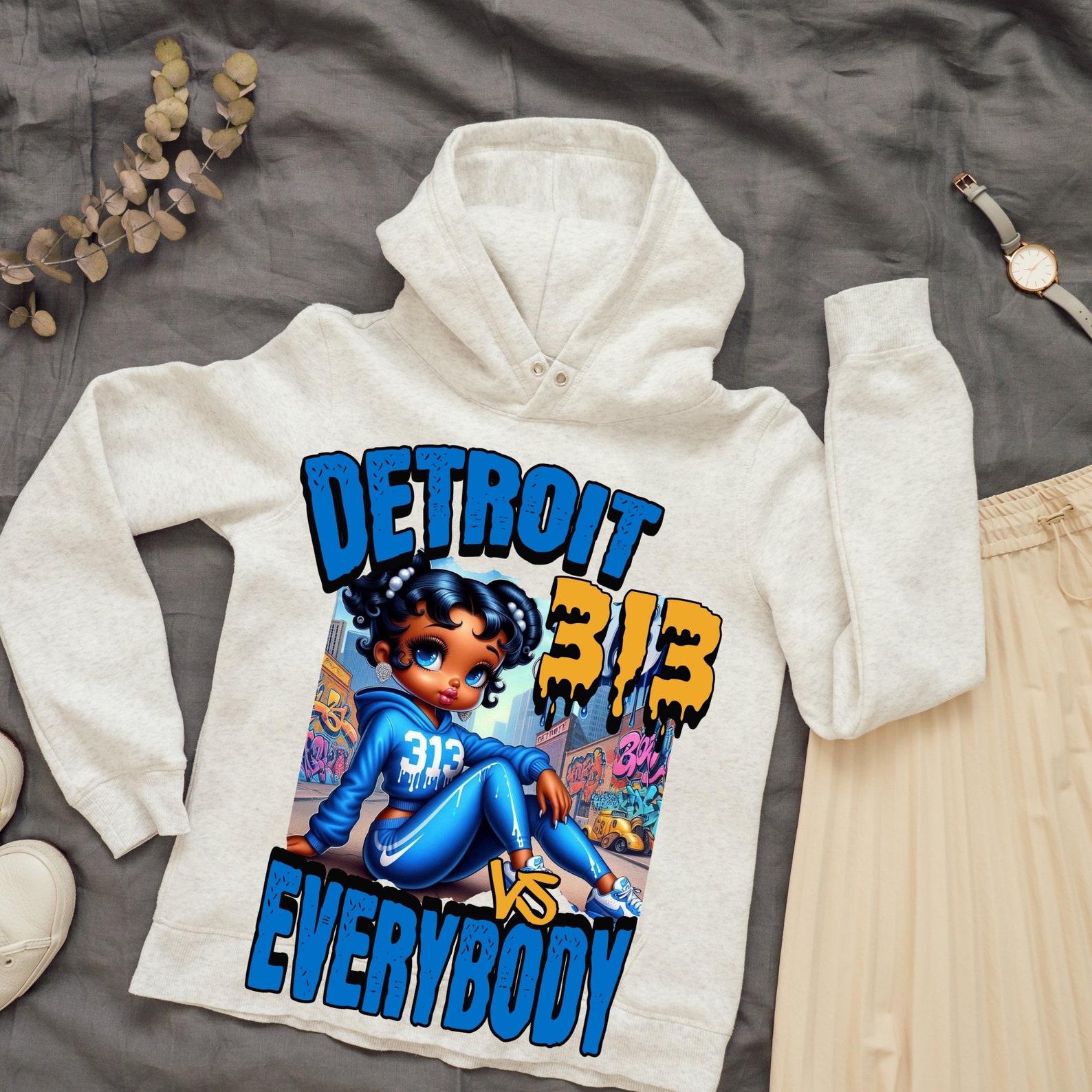 Detroit Pride PNG: Urban Chic 313 Vs Everybody (digital Download) - Etsy