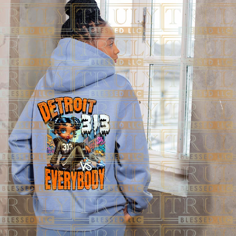 Detroit 313 Vs Everybody PNG: Urban Graffiti Art (digital Download) - Etsy