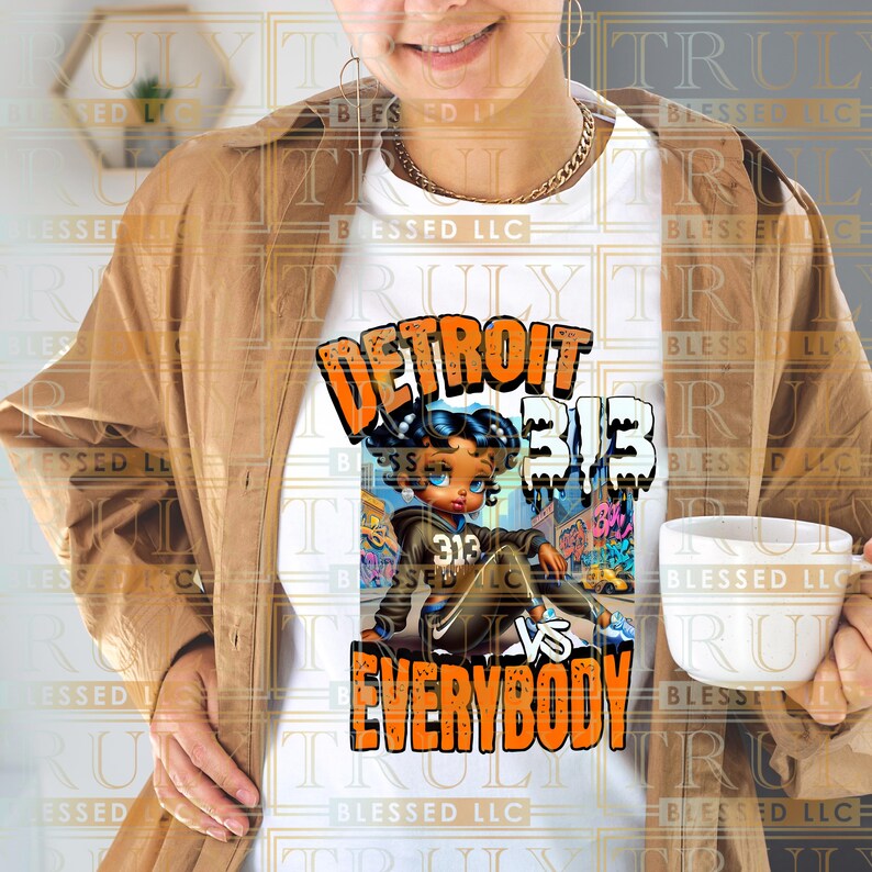 Detroit 313 Vs Everybody PNG: Urban Graffiti Art (digital Download) - Etsy
