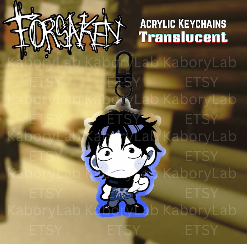Translucent Roblox Forsaken Keychains Chance Elliot 1x1x1x1 007n7 ...