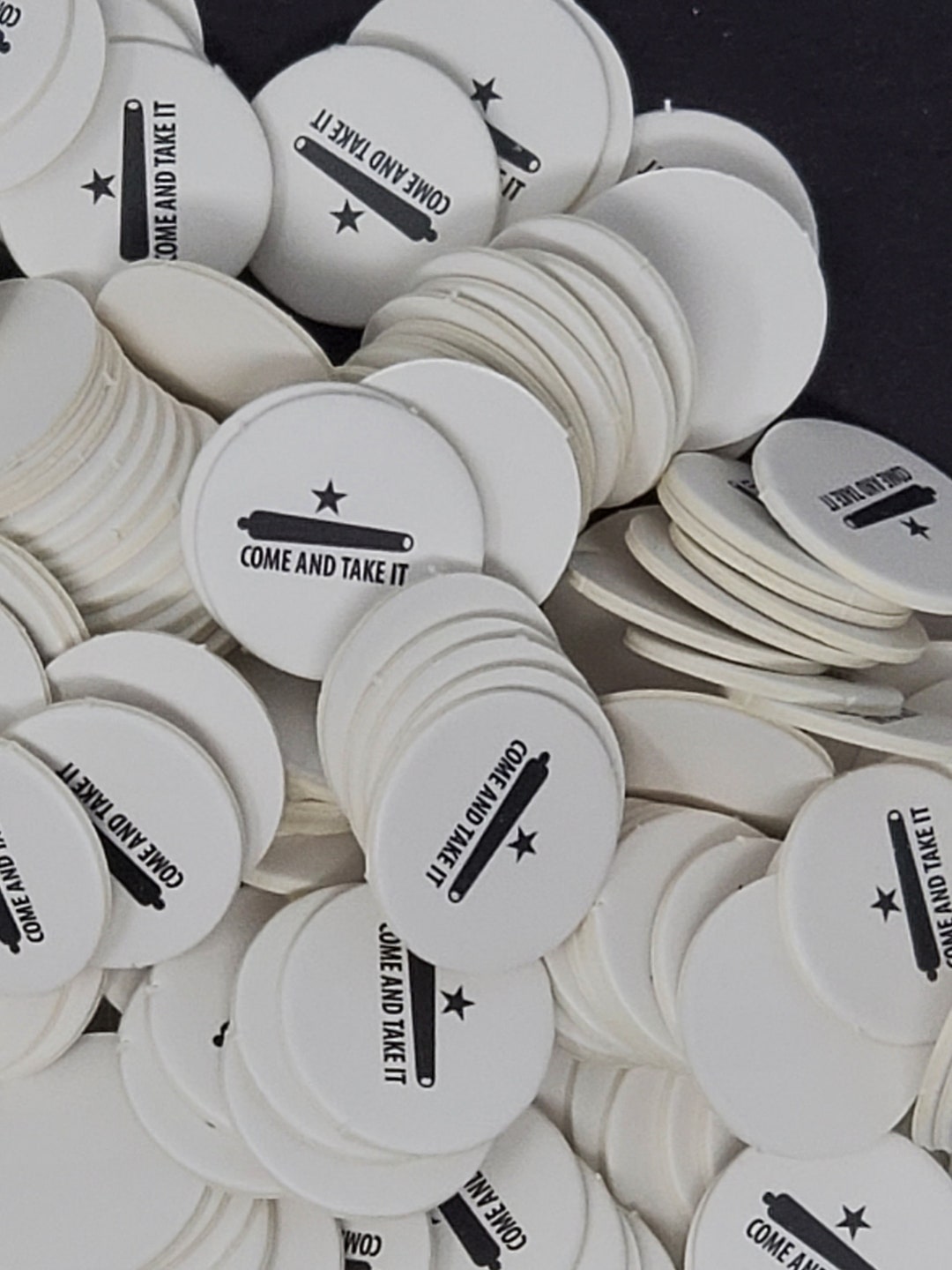 12 Gauge Custom Graphic Overshot Card - Come and Take It, 250 Pieces - Etsy