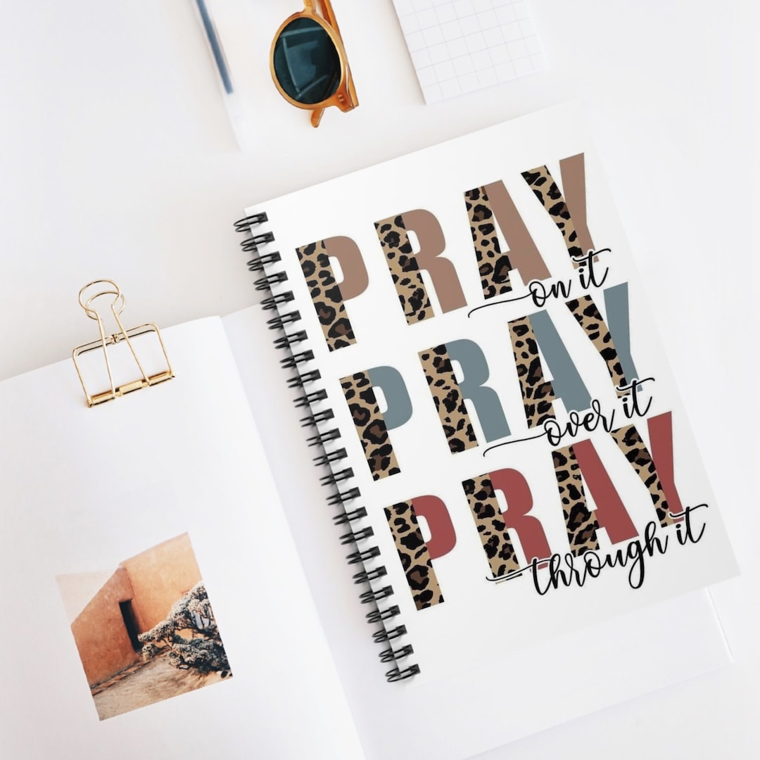 Spiral Notebook Ruled Line / Prayer / Notebook / Christian / Gospel ...