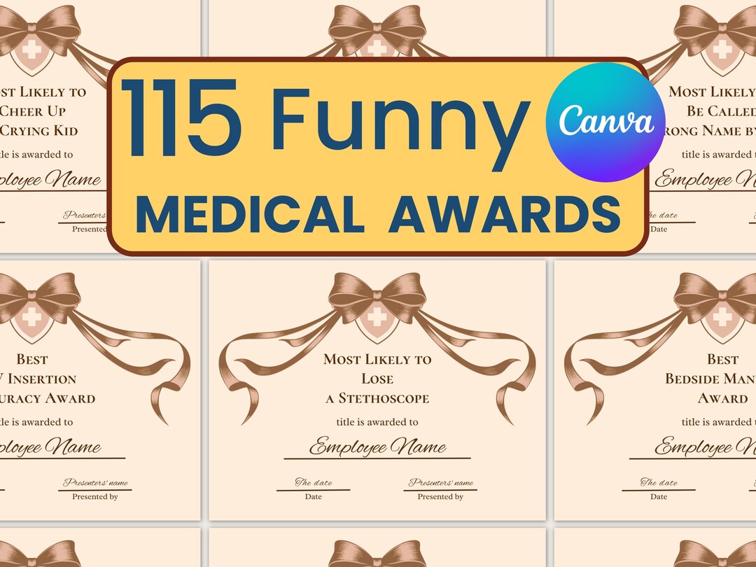 Nursing Superlatives | Medical Staff Recognition | Hospital Funny ...