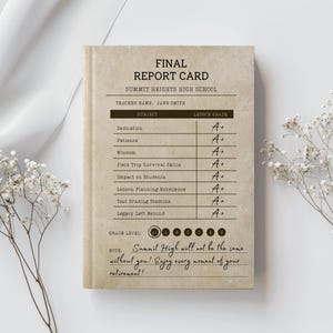 Custom Teacher Retirement Memory Book - Personalized Keepsake Journal ...