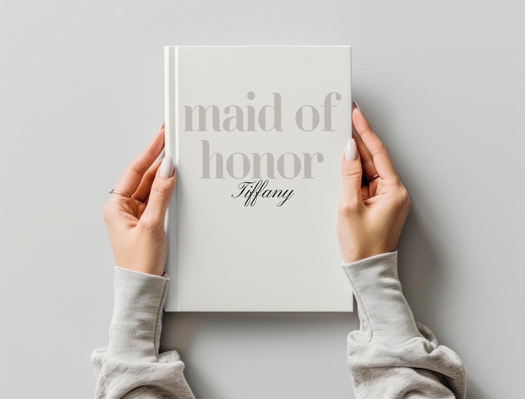Personalized Maid of Honor Journal, Custom Bridesmaid Proposal Gift ...