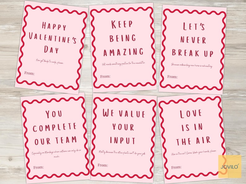 Fun Workplace Valentines Cards for Employees | Work Valentine Card From ...
