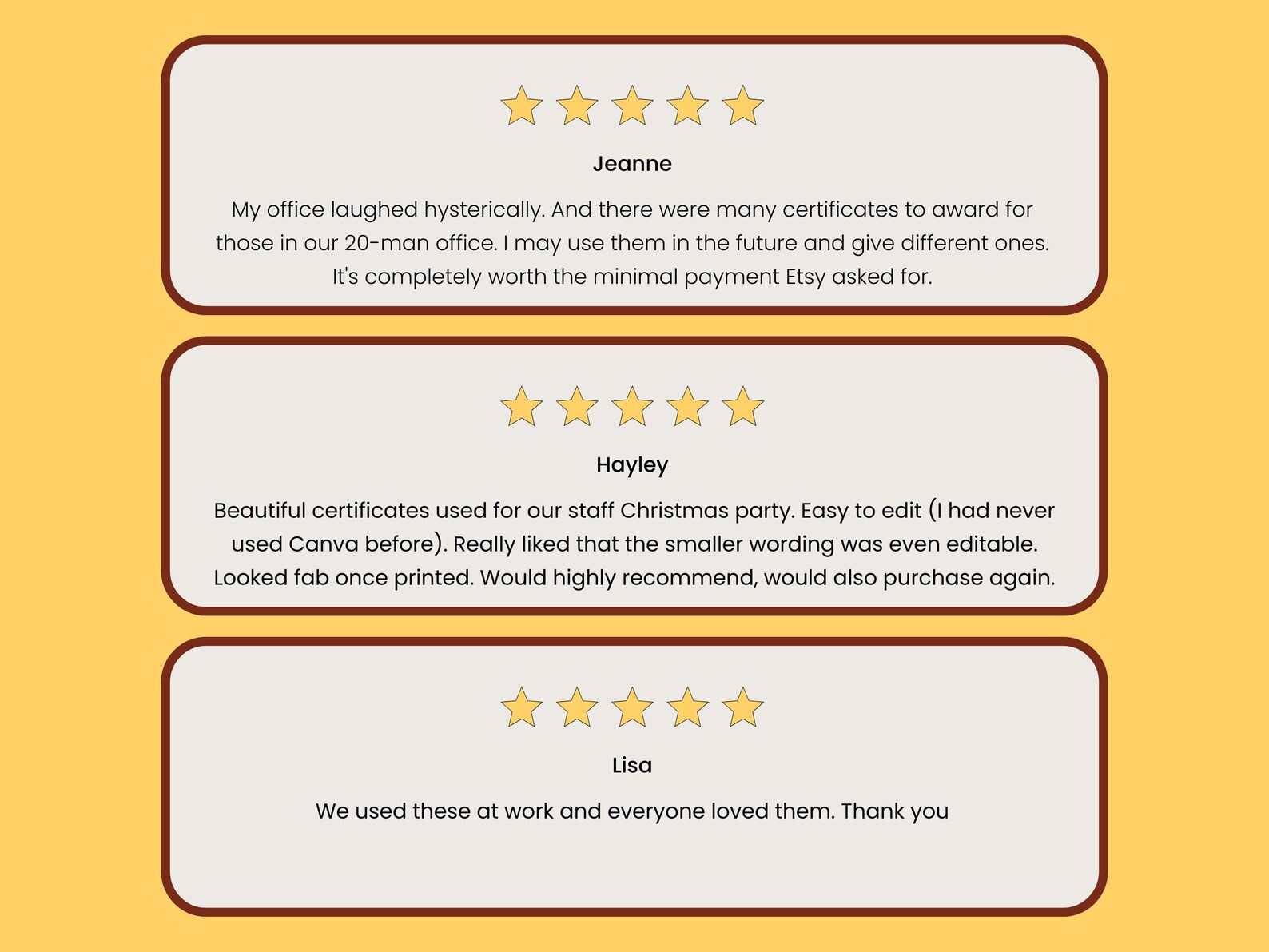 Funny Employee Award Certificates – Editable Templates for Workplace ...
