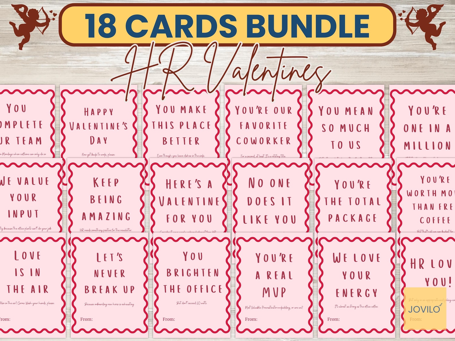 Fun Workplace Valentines Cards for Employees | Work Valentine Card From ...