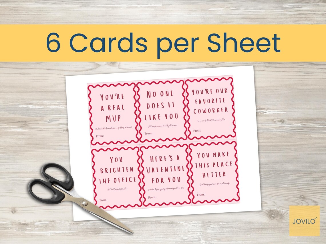 Funny HR Valentine Cards | Printable Office Valentine Card for ...