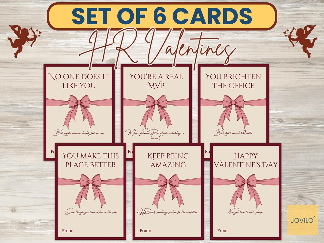 Funny HR Valentine Cards | Printable Office Valentine Card for ...