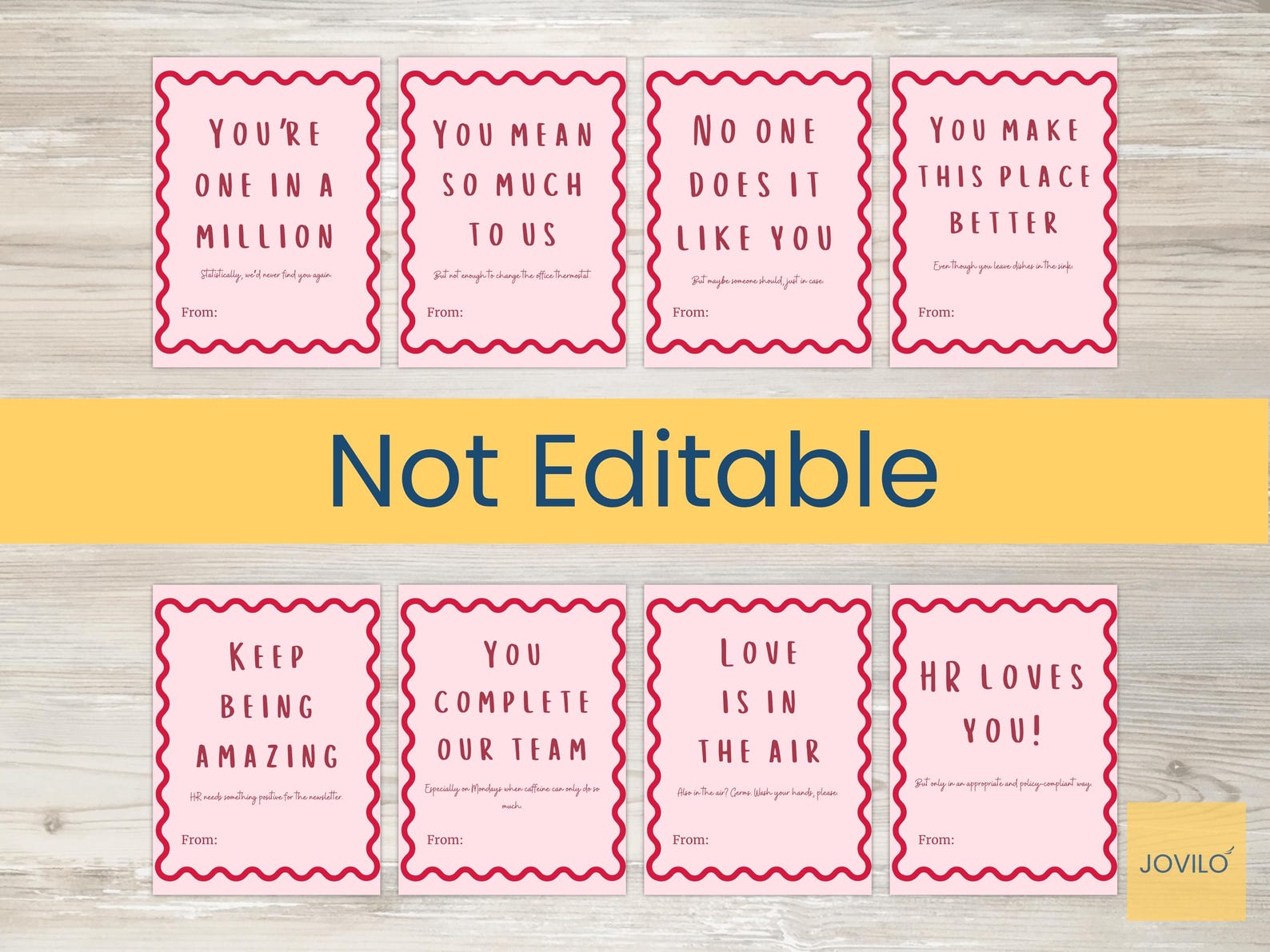 Fun Workplace Valentines Cards for Employees | Work Valentine Card From ...