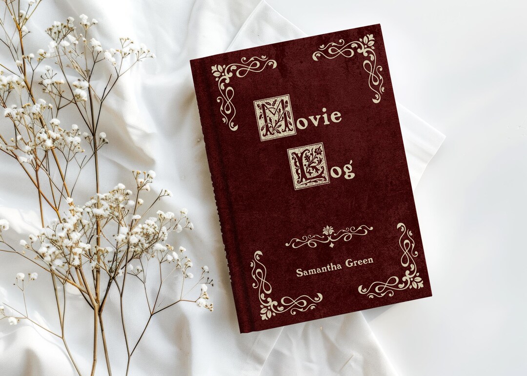 PERSONALIZED Movie Review Journal, Film Tracker Notebook, Custom Movie ...