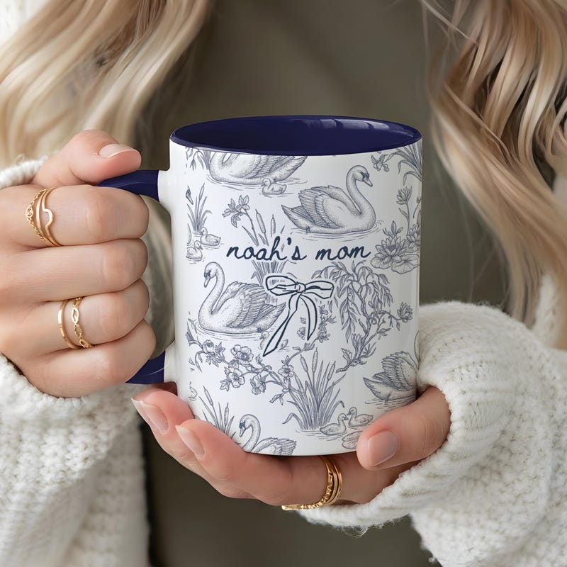 Swan Mug Personalised - Etsy
