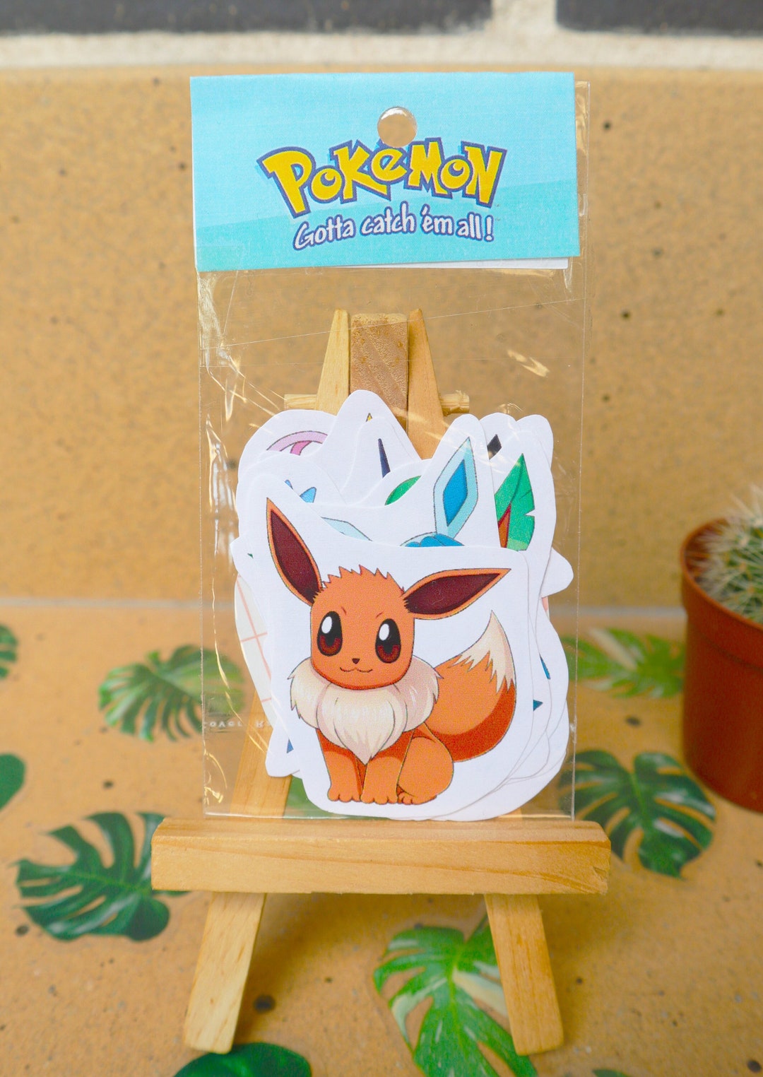 Stickers Eevee Evolutions Sylveon Vaporeon Jolteon Flareon Umbreon Espeon Glaceon Leafeon ...