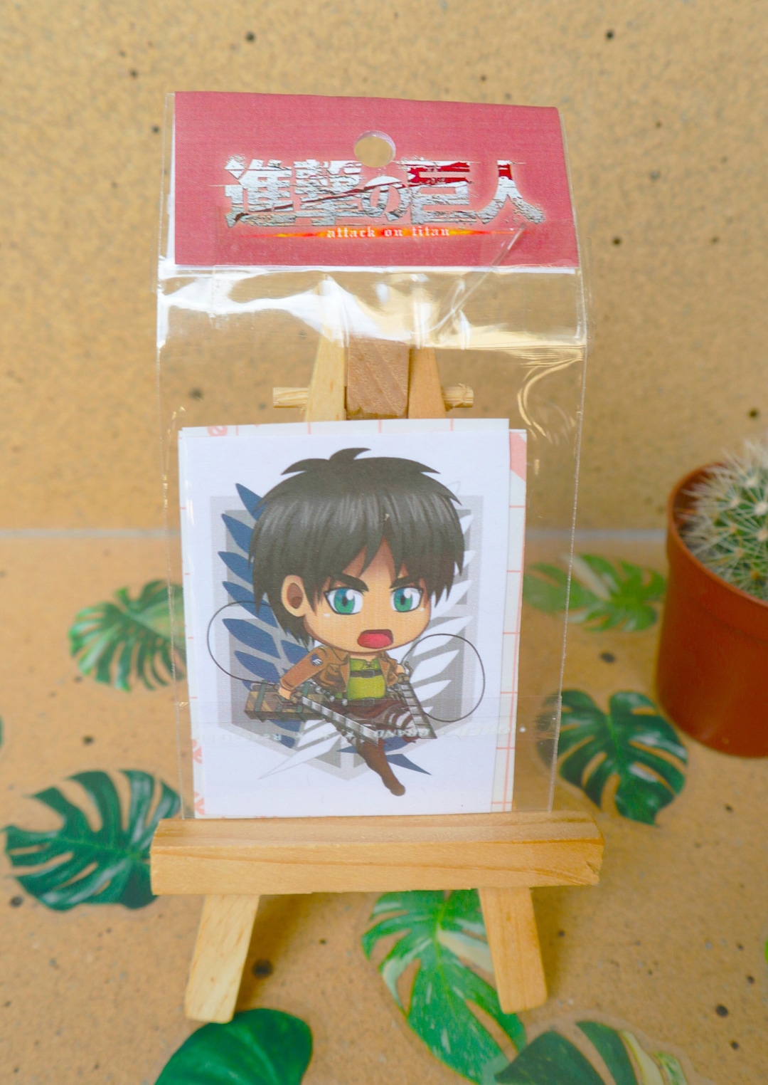 STICKERS Shingeki No Kyojin Eren Yeager Mikasa Ackerman Armin Arlert ...