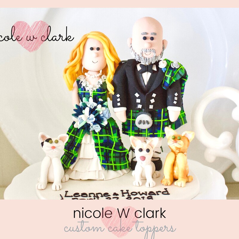 Scottish Cake Topper - Etsy