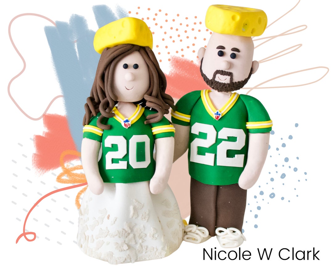 Green Bay Packer Hochzeitsgeschenk Custom Cake Topper für Green Bay ...