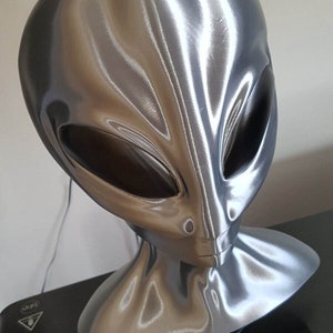 Gray Alien Head Bust Lifesize Außerirdischer Kopf Roswell Area 51 Grey ...