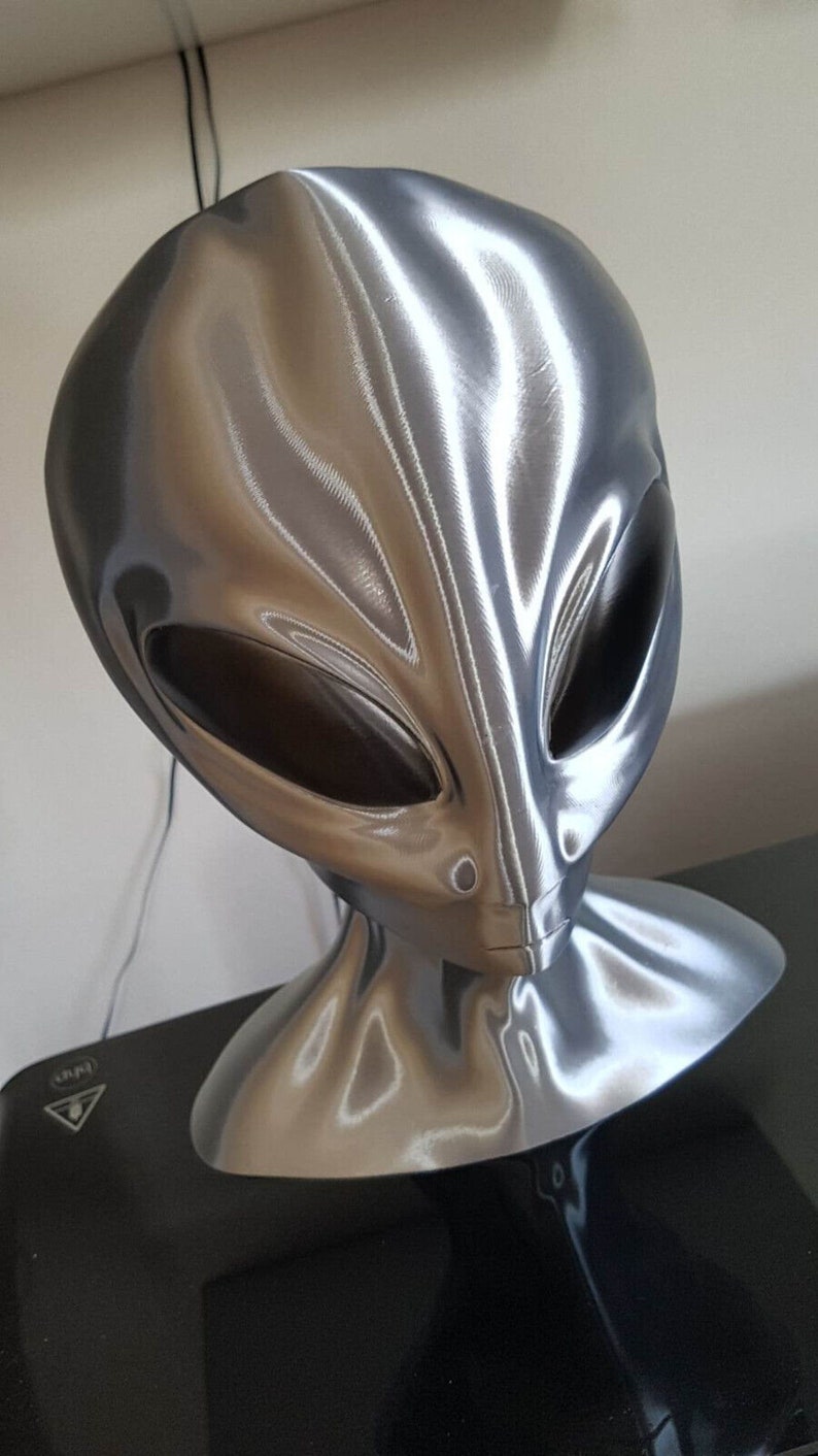 Gray Alien Head Bust Lifesize Außerirdischer Kopf Roswell Area 51 Grey ...