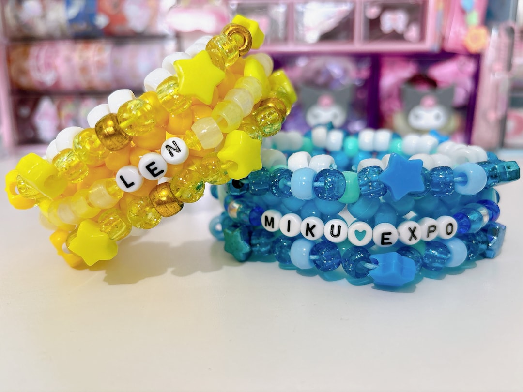 Hatsune Miku Kandi Rotator Cuff (small) Miku Expo Bracelet - Etsy