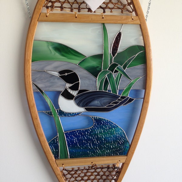 Stained Glass Loon - Etsy
