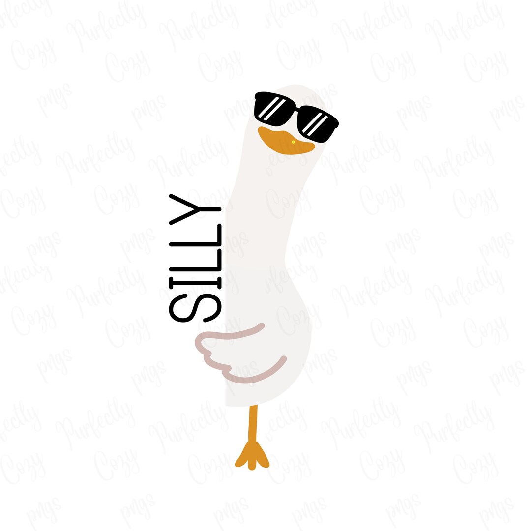 Silly Goose Png, Goose Png, Fun Png, Silly Png, Silly Goose ...