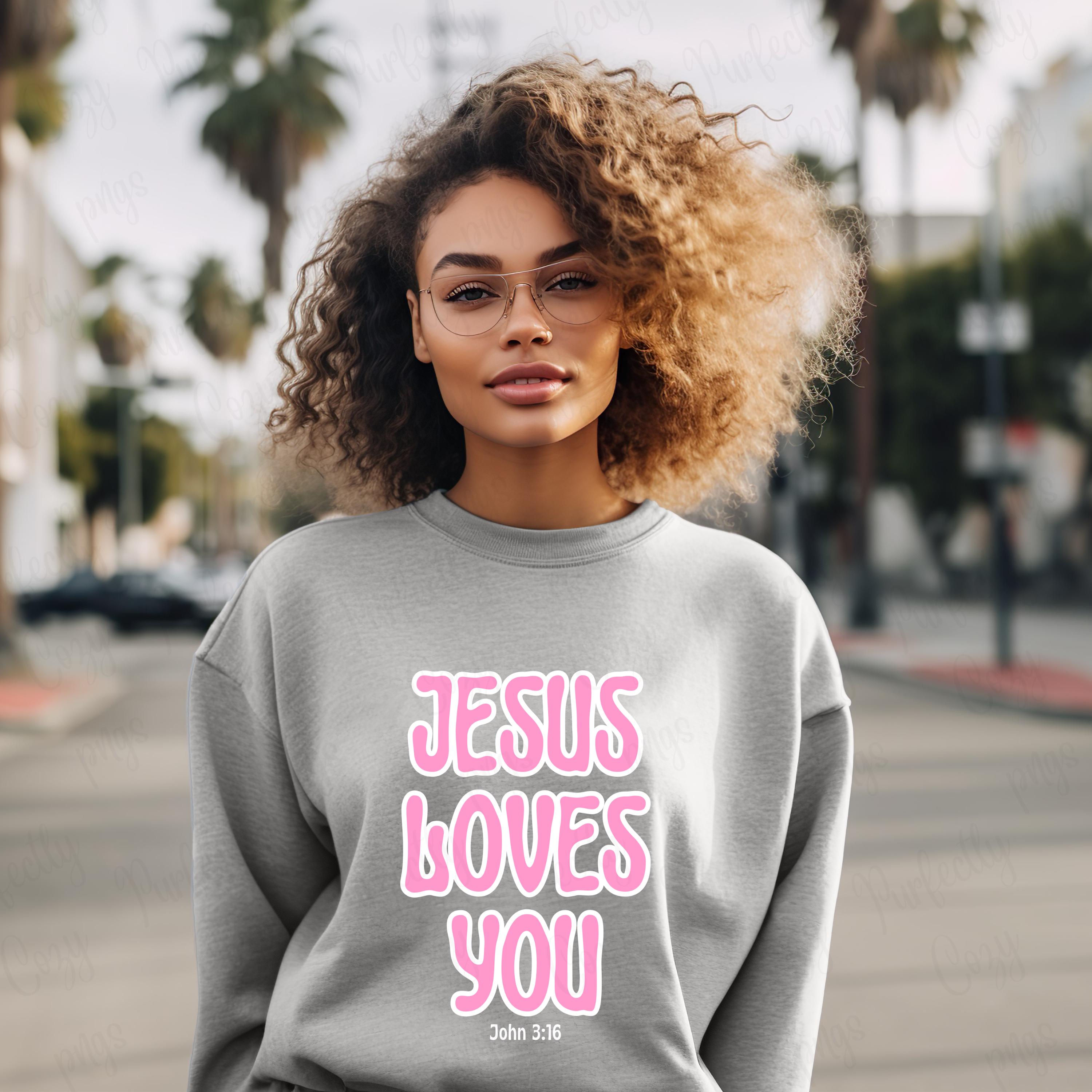Jesus Loves You, Jesus Png, Christian Png, Png Design, Heat Transfers, DTF, Sublimation, Pngs ...