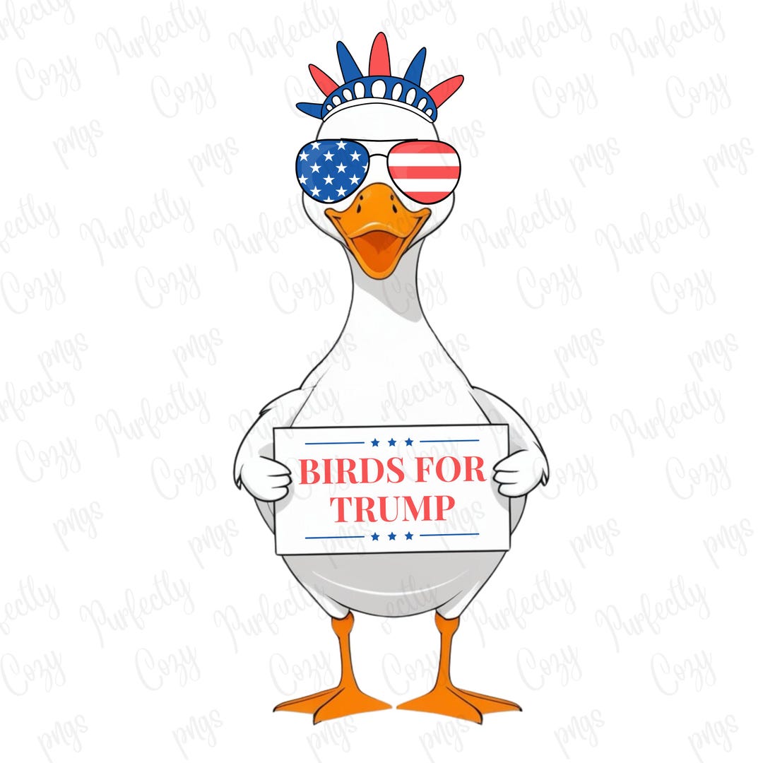 Birds for Trump, Funny Trump Design, Funny Png, American Png, Maga Png ...