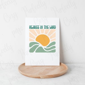 Rejoice in the Lord, Png Design, Png Download, Transparent Design ...