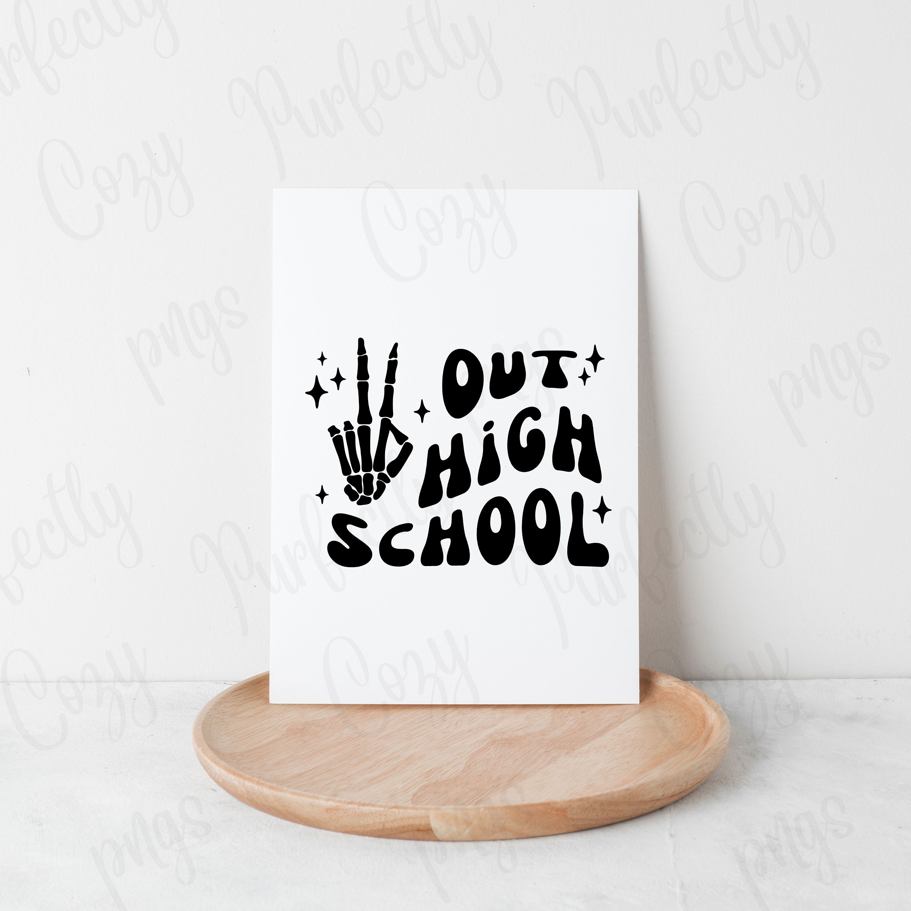 Peace Out High School, Png, Graduation, Graduate, Highschool, Diy Shirt ...