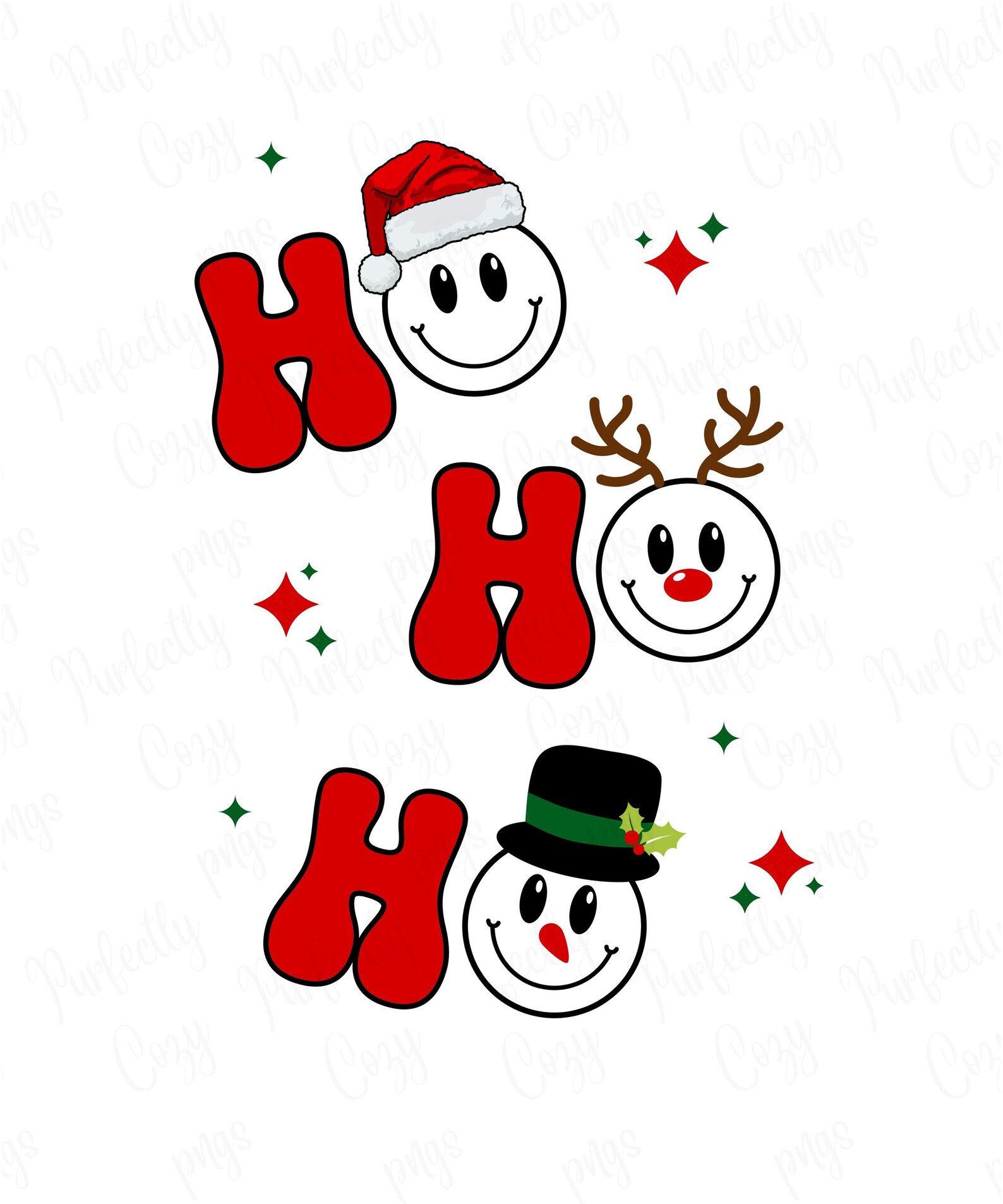 Ho Ho Ho, Christmas Png, Christmas Download, Digital Design ...