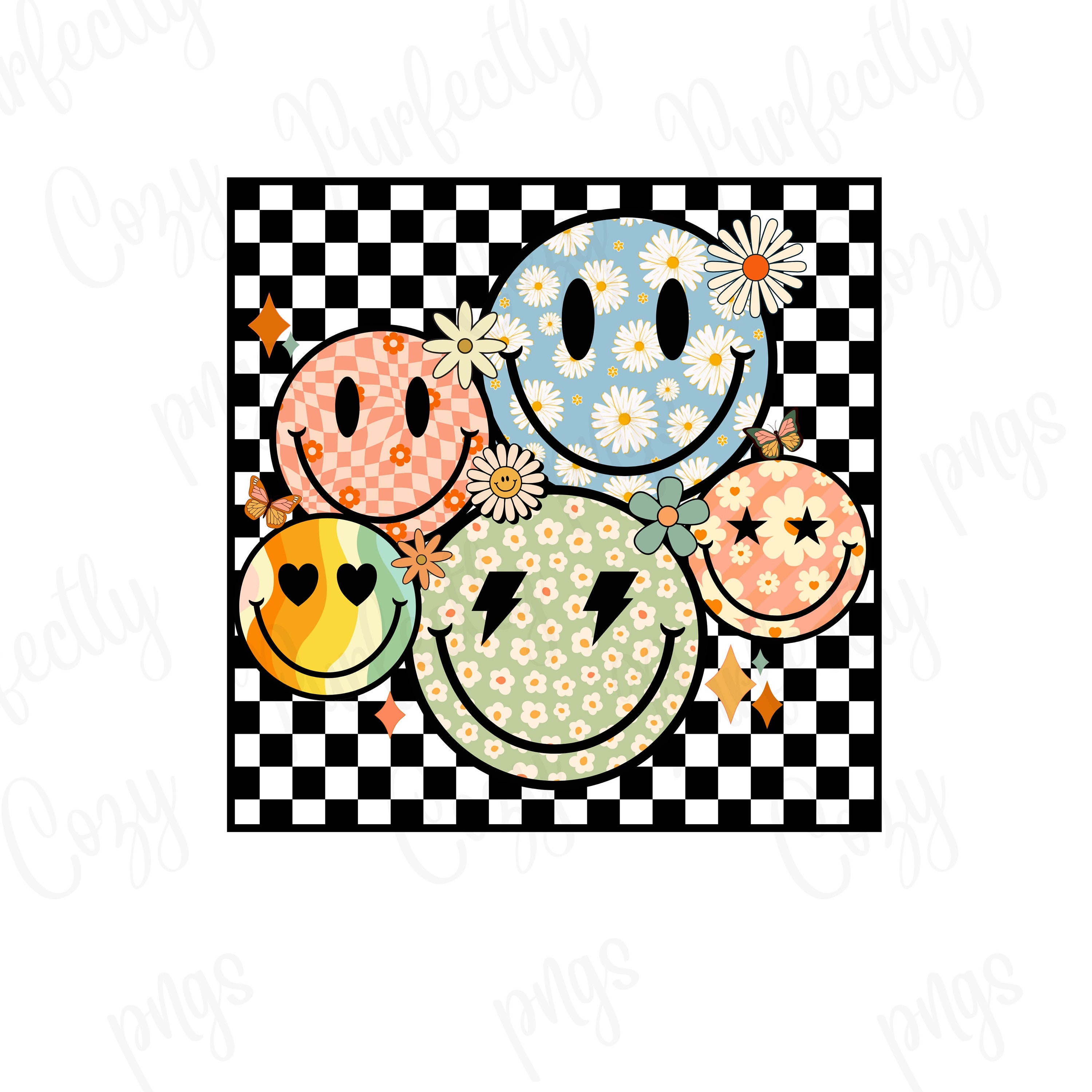 Retro Smileys Png, Retro Download, Retro Smiley Face, Png Designs ...