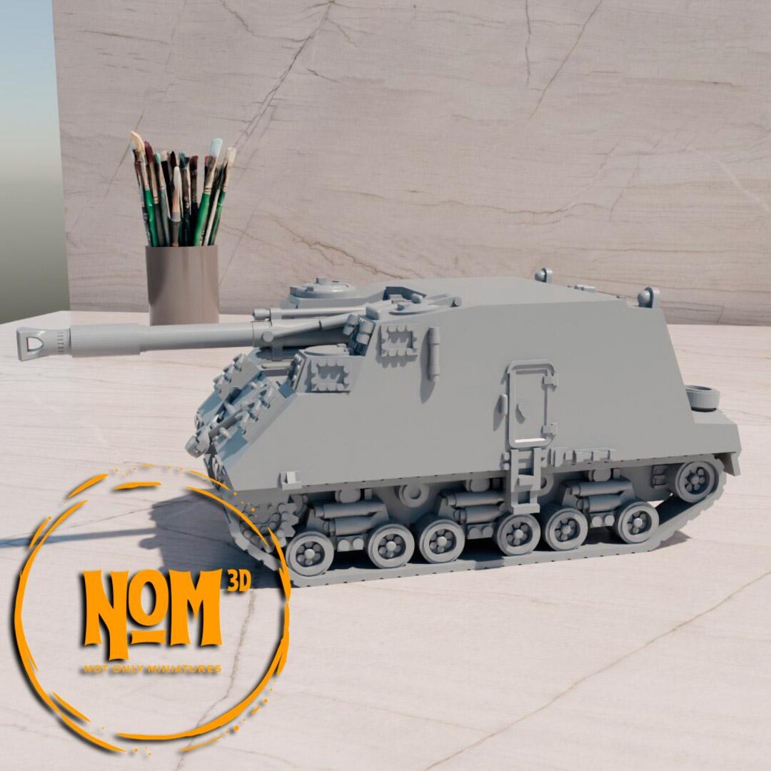 Self-propelled Howitzer Soltam L33 Ro'em - 3D Printed High-quality ...