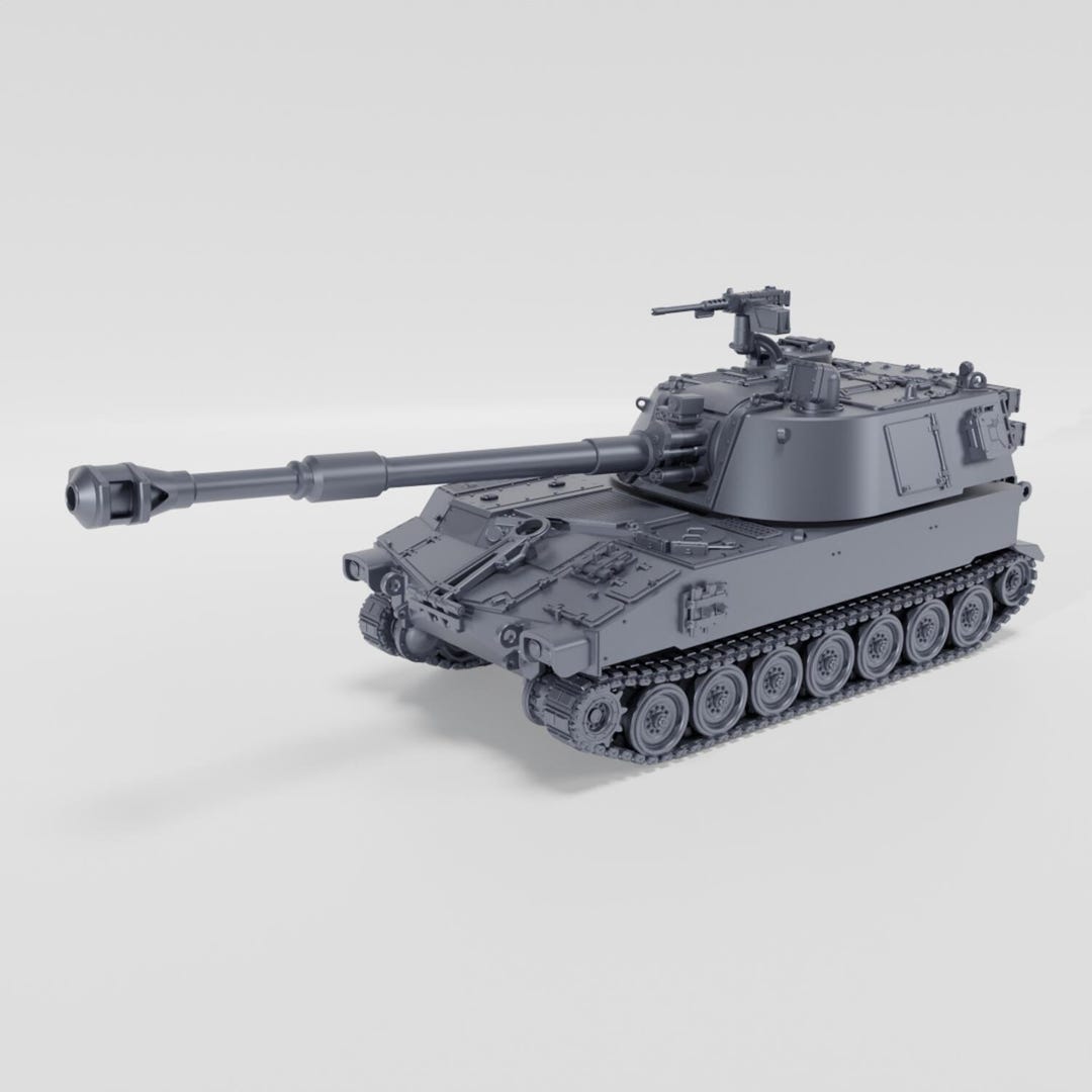 M109 A3 Paladin 155mm SP - 3D Printed High-quality Miniature Self ...