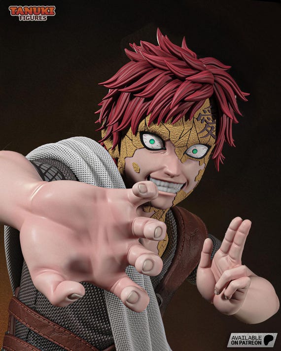 Gaara Sand Armor ArtStation Gaara