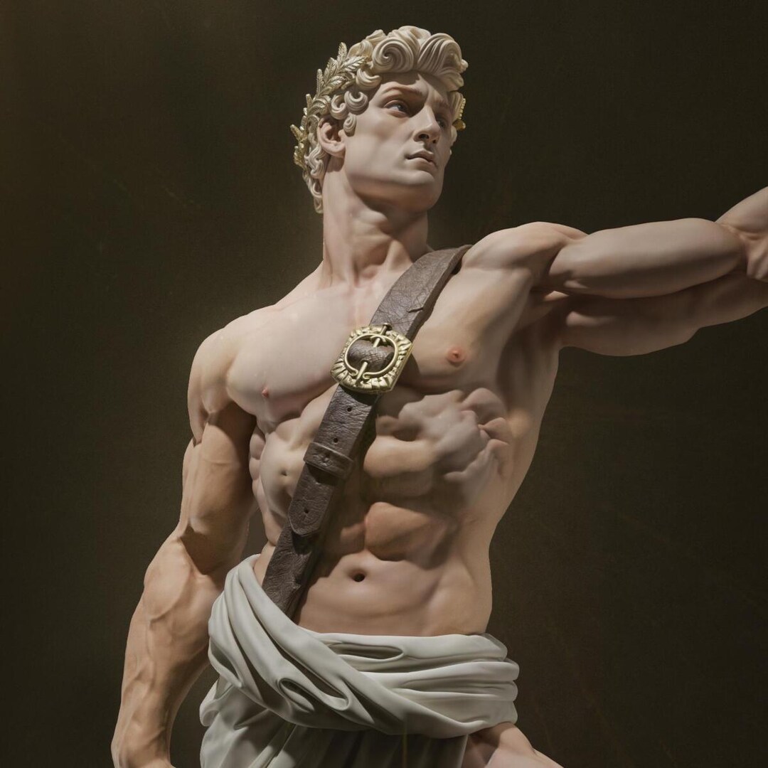 Apollo Greek God - 3D Printed Resin Figure for Assembly and Painting ...