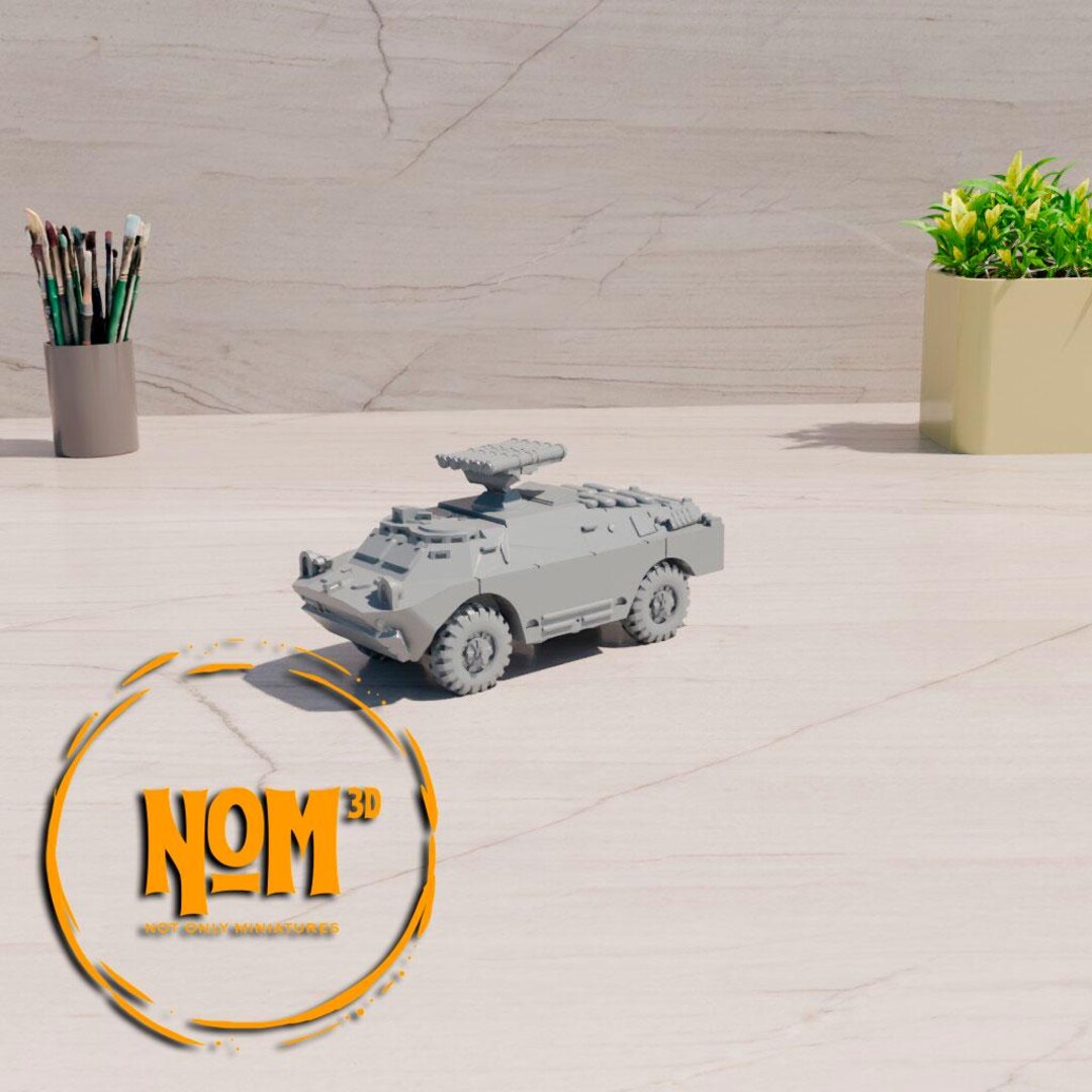 BRDM-2 AT-5 Spandrel - Armored Vehicle With Missiles - 3D Printed High ...