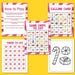 Candy Bingo Game Printable - 30 Unique Candy Bingo Cards With Bonus ...