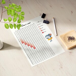 Shark Week Tracker | Printable Period & Health Log | Menstruation PDF ...