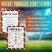 Football Bingo Game Printable - 30 Unique Football Bingo Cards With ...