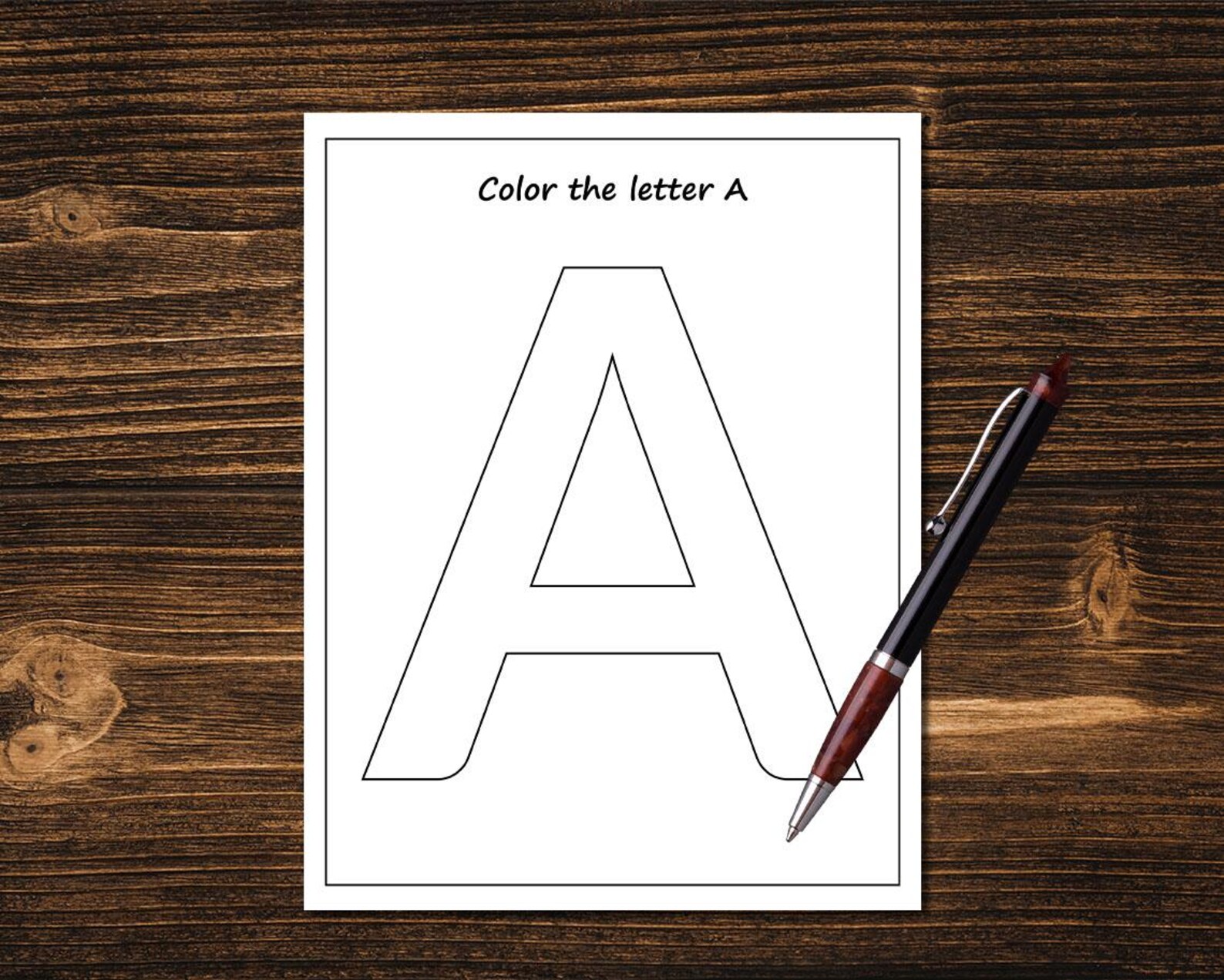 Letters of the Week A to Z Printables – 26 Worksheets | 8.5x11 PDF and ...
