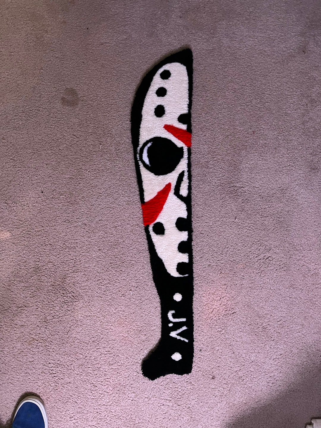 Tufted Jason Voorhees Machete Rug - Etsy