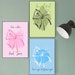 Trendy Set of 3 Cut Posters Bow, Posters Decoration of a Student Girls ...