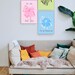 Trendy Set of 3 Cut Posters Bow, Posters Decoration of a Student Girls ...