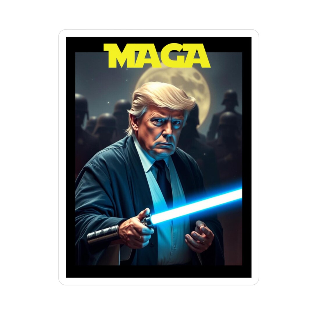 Trump Jedi Master Star Wars Die Cast Sticker - Etsy