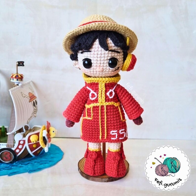 Monster Trio Anime Finished Dolls - Amigurumis Hanmade Crochet Anime ...