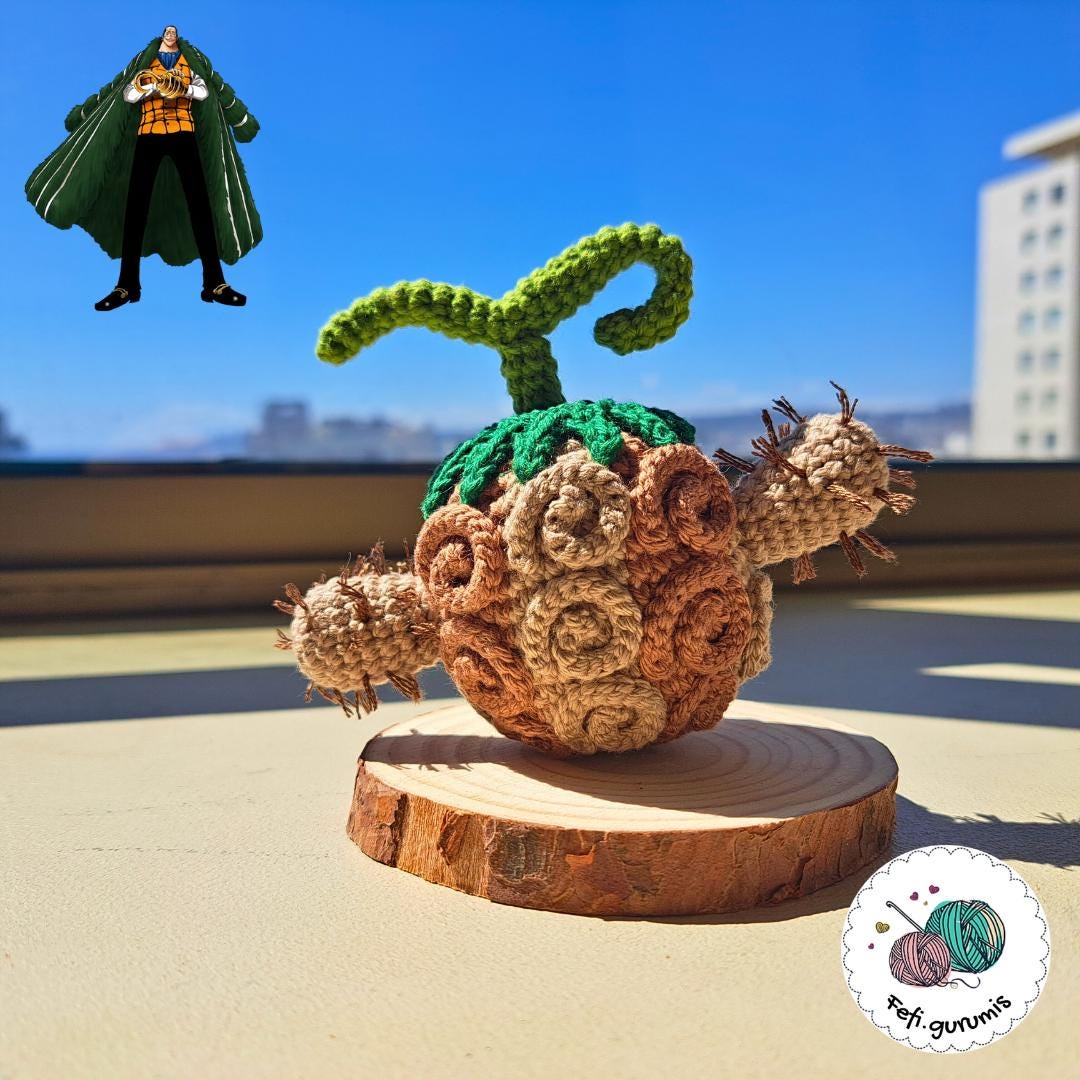 Devil Fruits/frutas Del Diablo - Finished Amigurumi Crochet Handmade - Etsy