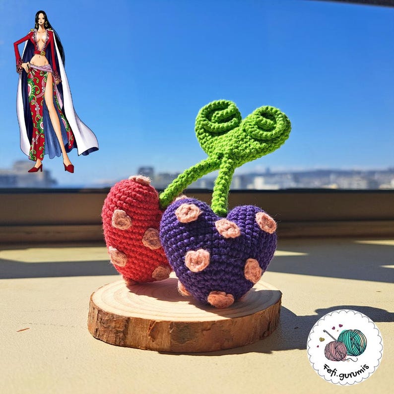 Devil Fruits/frutas Del Diablo - Finished Amigurumi Crochet Handmade - Etsy